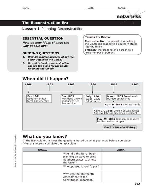 18the reconstruction era | PDF