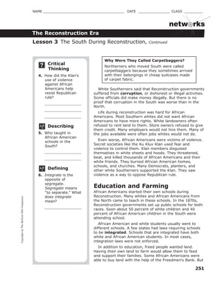 18the reconstruction era | PDF