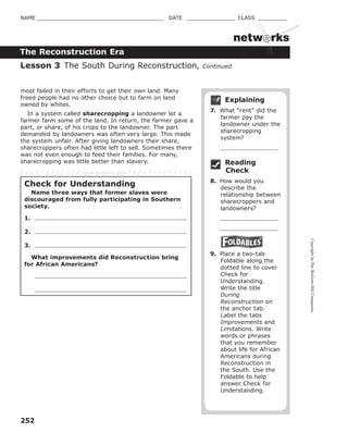 18the reconstruction era | PDF