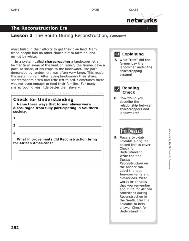 18the reconstruction era | PDF