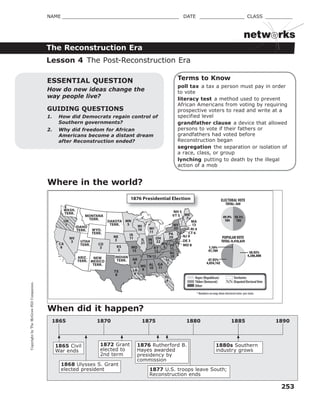 18the reconstruction era | PDF