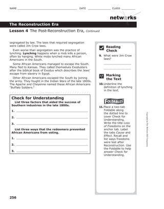 18the reconstruction era | PDF