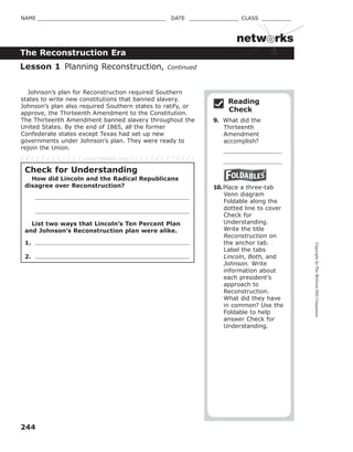 18the reconstruction era | PDF