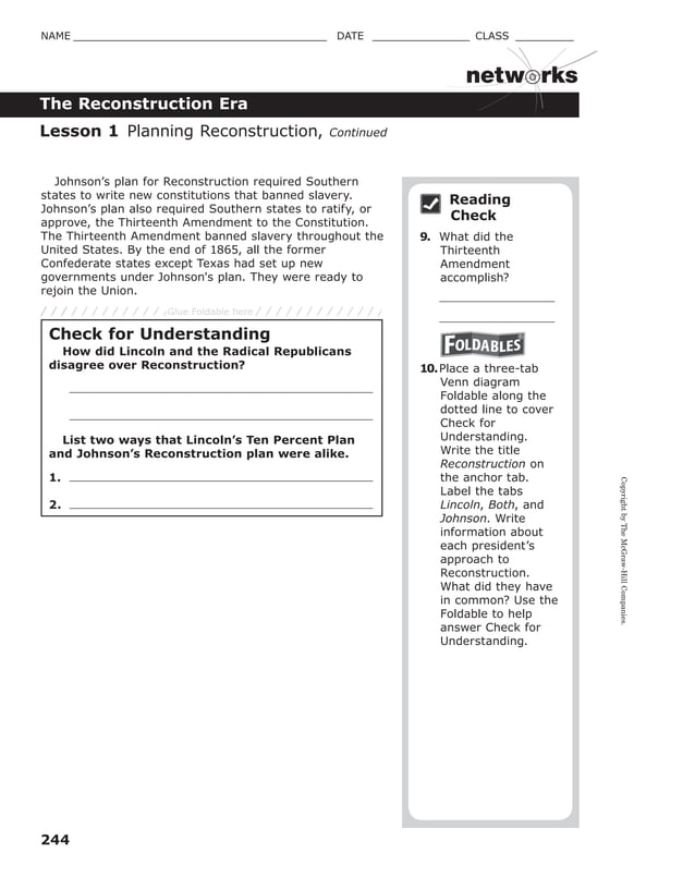 18the reconstruction era | PDF