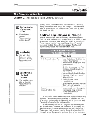 18the reconstruction era | PDF