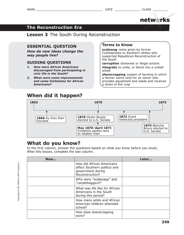 18the reconstruction era | PDF