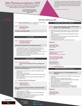 18th pharmacovigilance 2019 | PDF