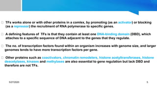 transcription factor by kk sahu | PPT
