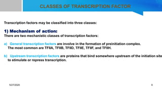 transcription factor by kk sahu | PPT