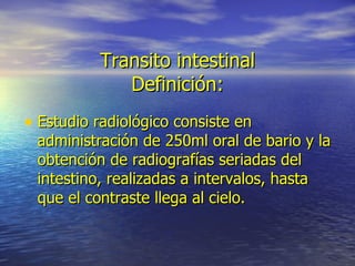18 Transito Intestinal | PPS
