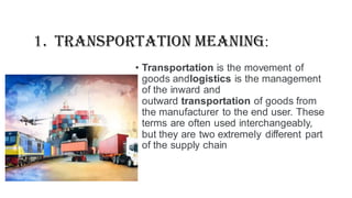 TRANSPORTATION | PPT