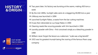 Unilever - History, Evolution, Present and the Future | PPTX
