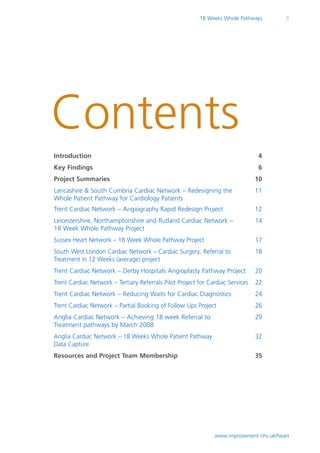 18 Weeks Whole Pathways Project - National Priority Projects 07/08 ...