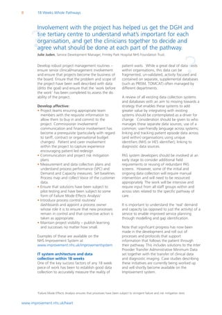 18 Weeks Whole Pathways Project - National Priority Projects 07/08 ...