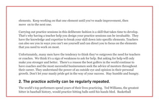 What Is Deliberate Practice? | PDF