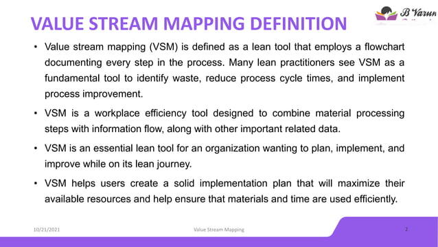 What is VSM (Value Stream Mapping) | PDF | Business | Business and Finance