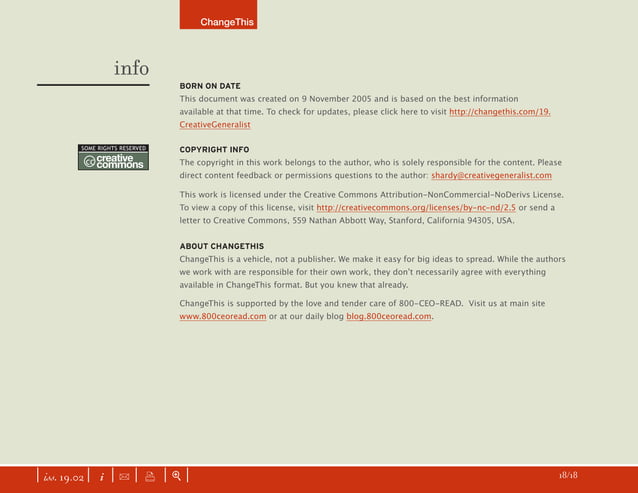 The Creative Generalist | PPT