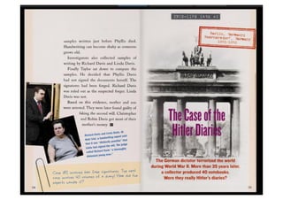 Murder Case files solved by handwriting analysis | PDF