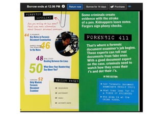 Murder Case files solved by handwriting analysis | PPT