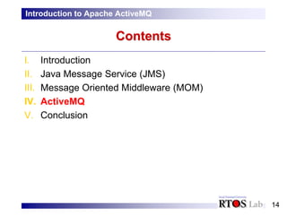 19 08-22 introduction to activeMQ | PPTX