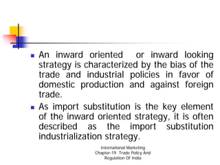 Trade Policy and Regulation of India | PDF