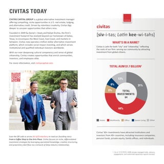 Civitas Capital Group | PDF