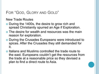 19.1 europeans explore the east | PPTX