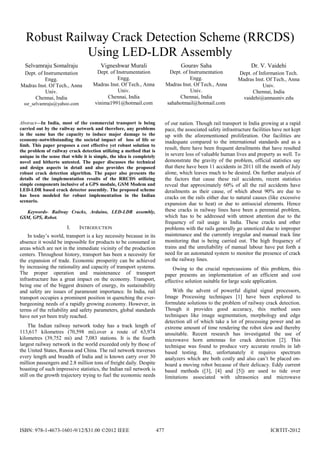 19.robust railway crack detection scheme (rrcds) | PDF