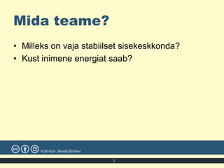 19.energia inimese energiavajadus | PPTX