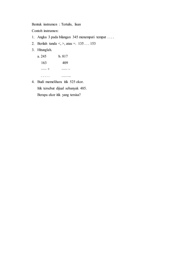 RPP Lengkap Matematika Kelas 3 SD/MI semester 1 | DOCX