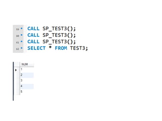 mysql stored procedure | PPT