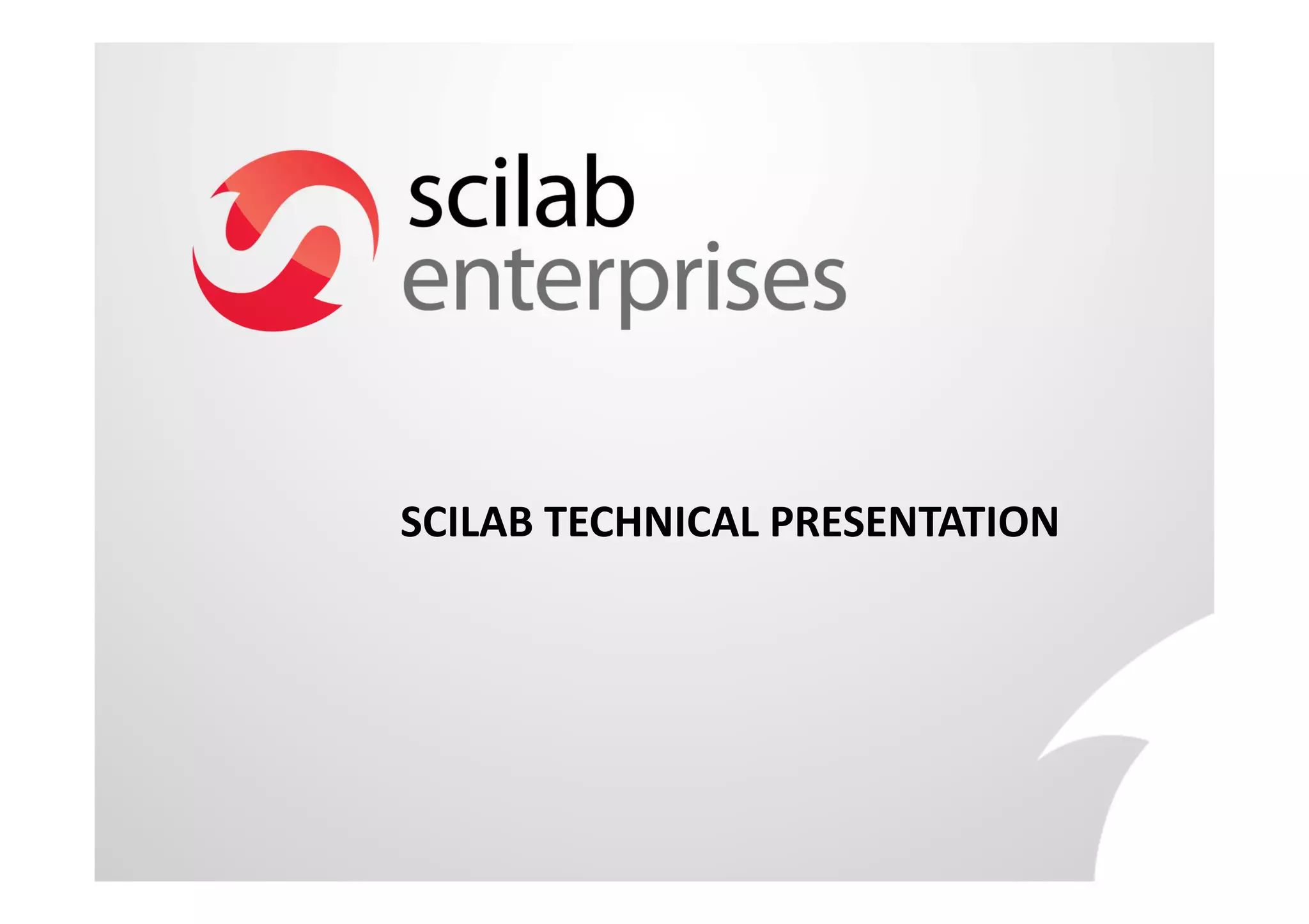 ScilabTEC 2015 - Scilab | PPT