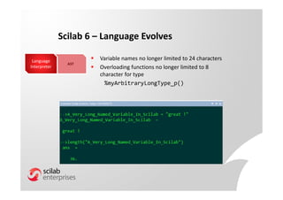 ScilabTEC 2015 - Scilab | PPT