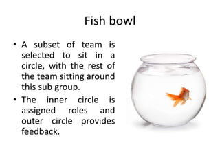 Fish bowl - team work group OD interventions - Organizational Change ...