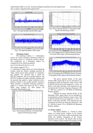 Evaluation of frequency domain features for myopathic emg signals in mat lab | PDF