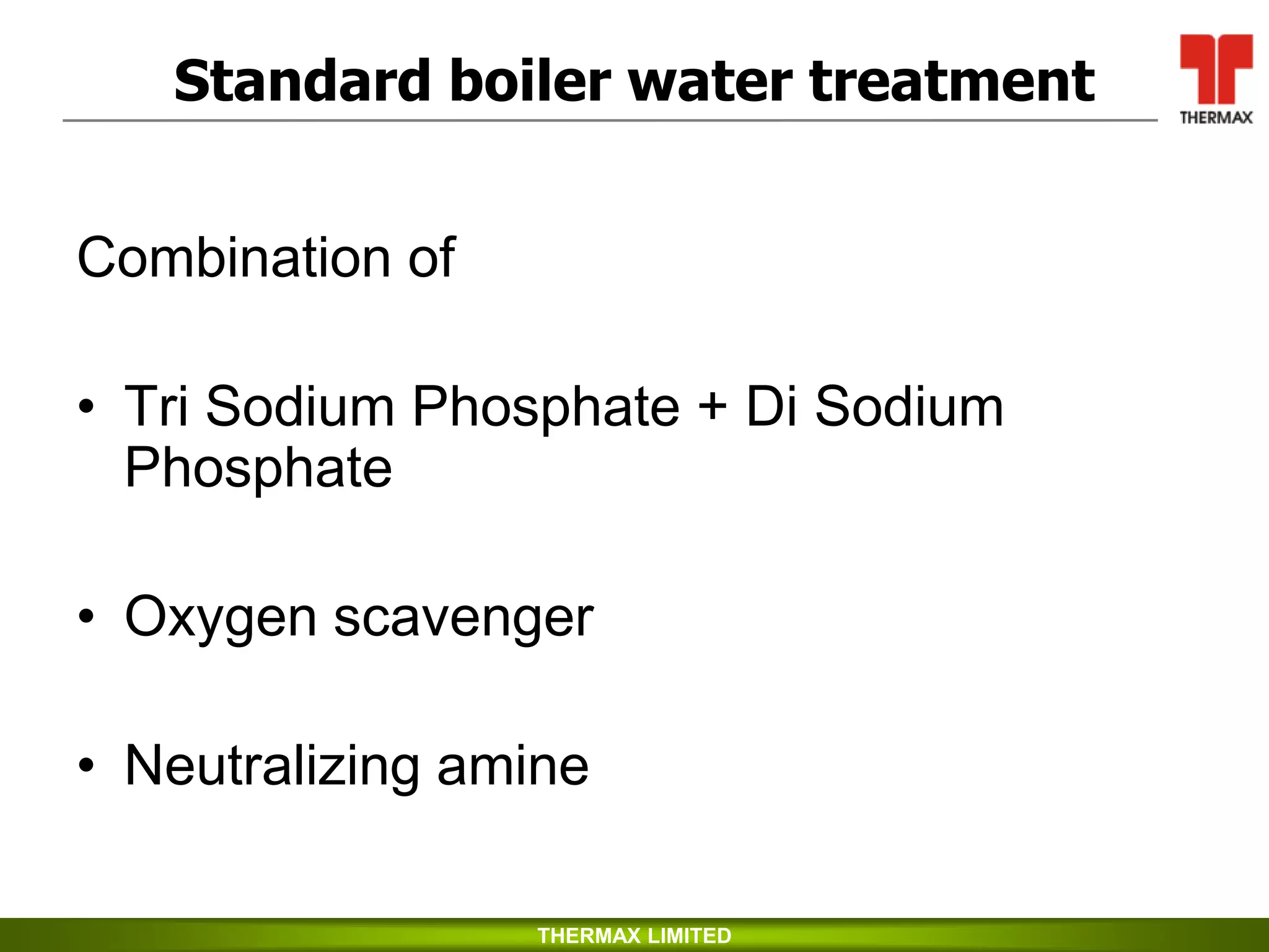 Boiler Water Treatment - | PDF