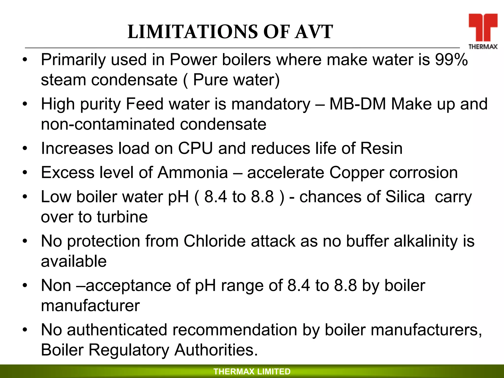 Boiler Water Treatment - | PDF