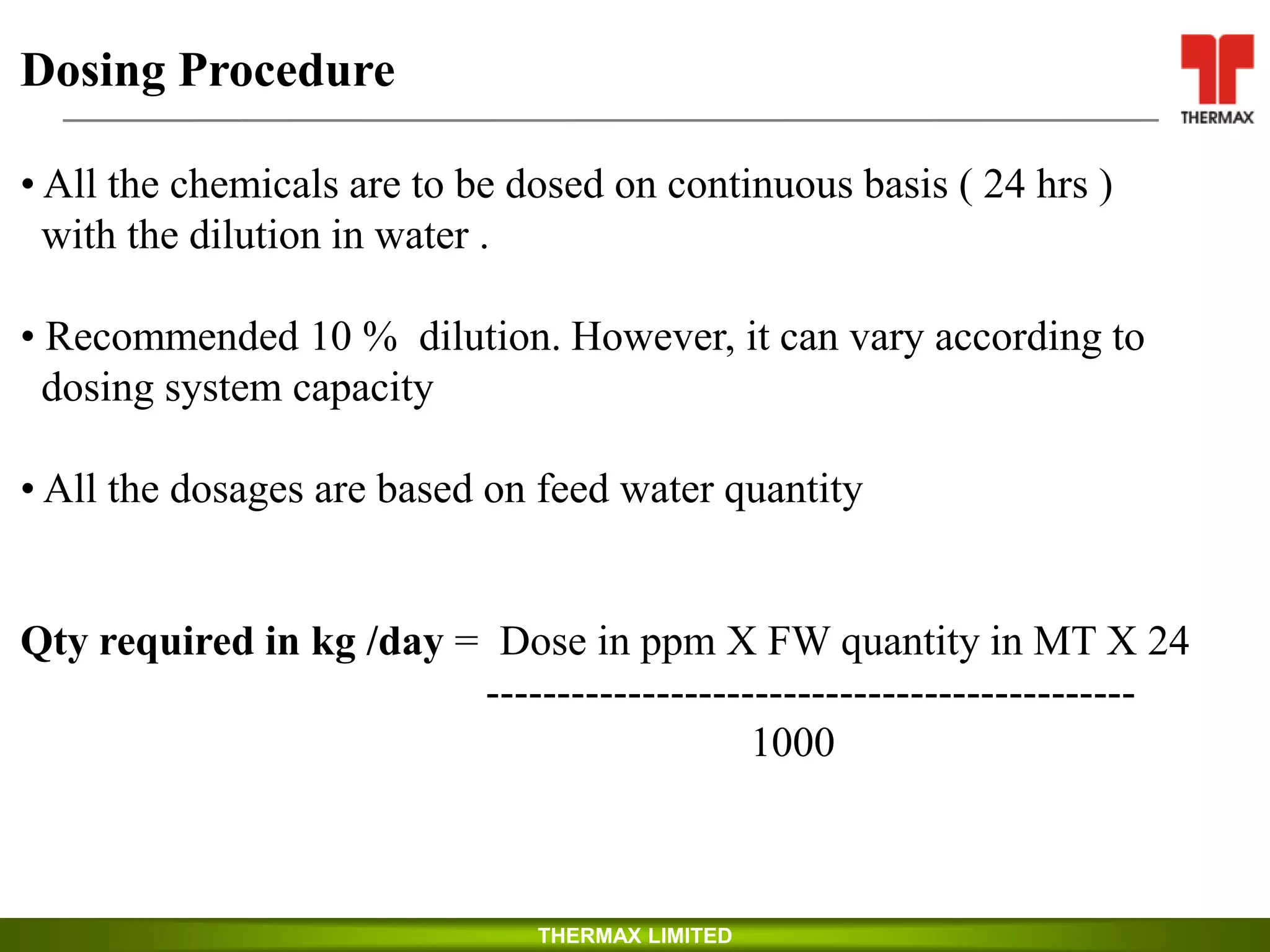 Boiler Water Treatment - | PDF