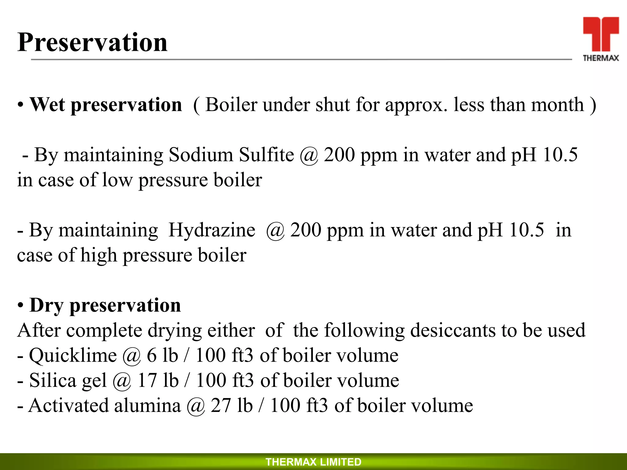 Boiler Water Treatment - | PDF