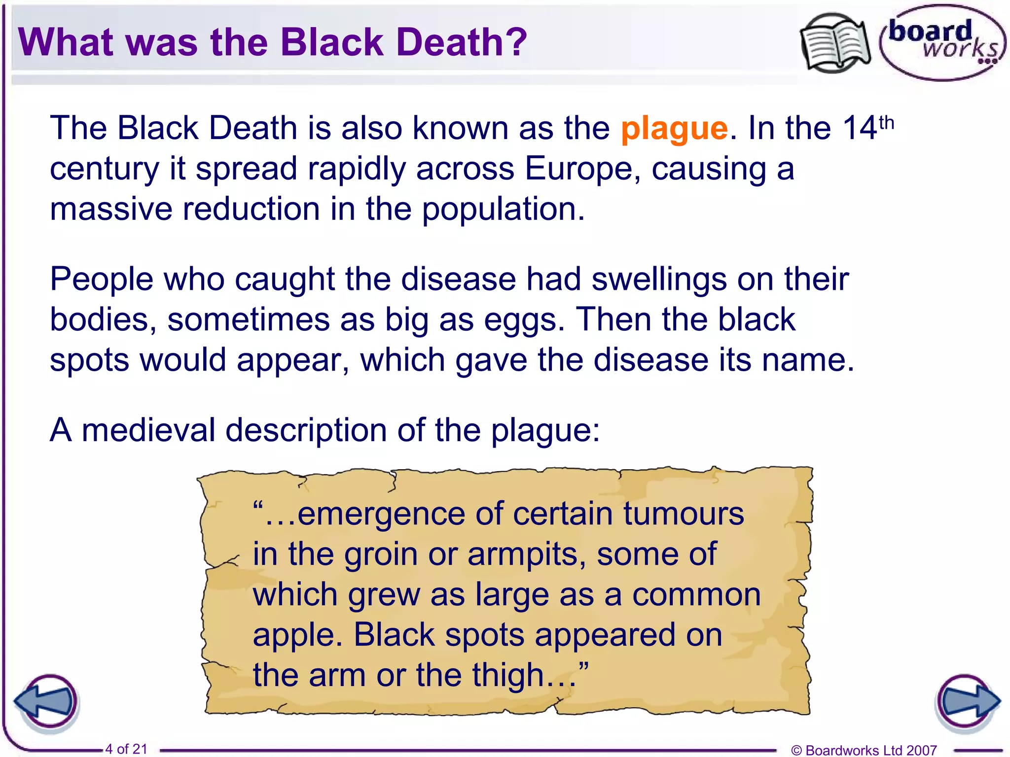 The Black Death | PPT | Infectious Diseases | Diseases and Conditions