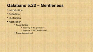 19. gentleness | ODP