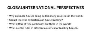 GLOBAL PERSPECTIVE CAMBRIDGE IGCSE: URBANISATION | PPTX