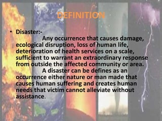 19. disaster managemnet | PPTX