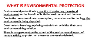 GLOBAL PERSPECTIVE CAMBRIDGE IGCSE: ENVIRONMENT AND CONSERVATION ...