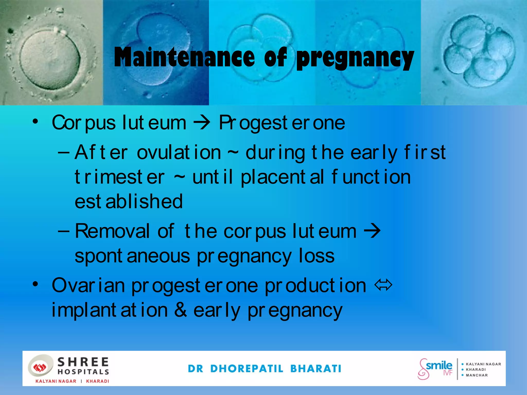 Luteal Phase - Clinical Point of View - By Dr Dhorepatil Bharati | PPT