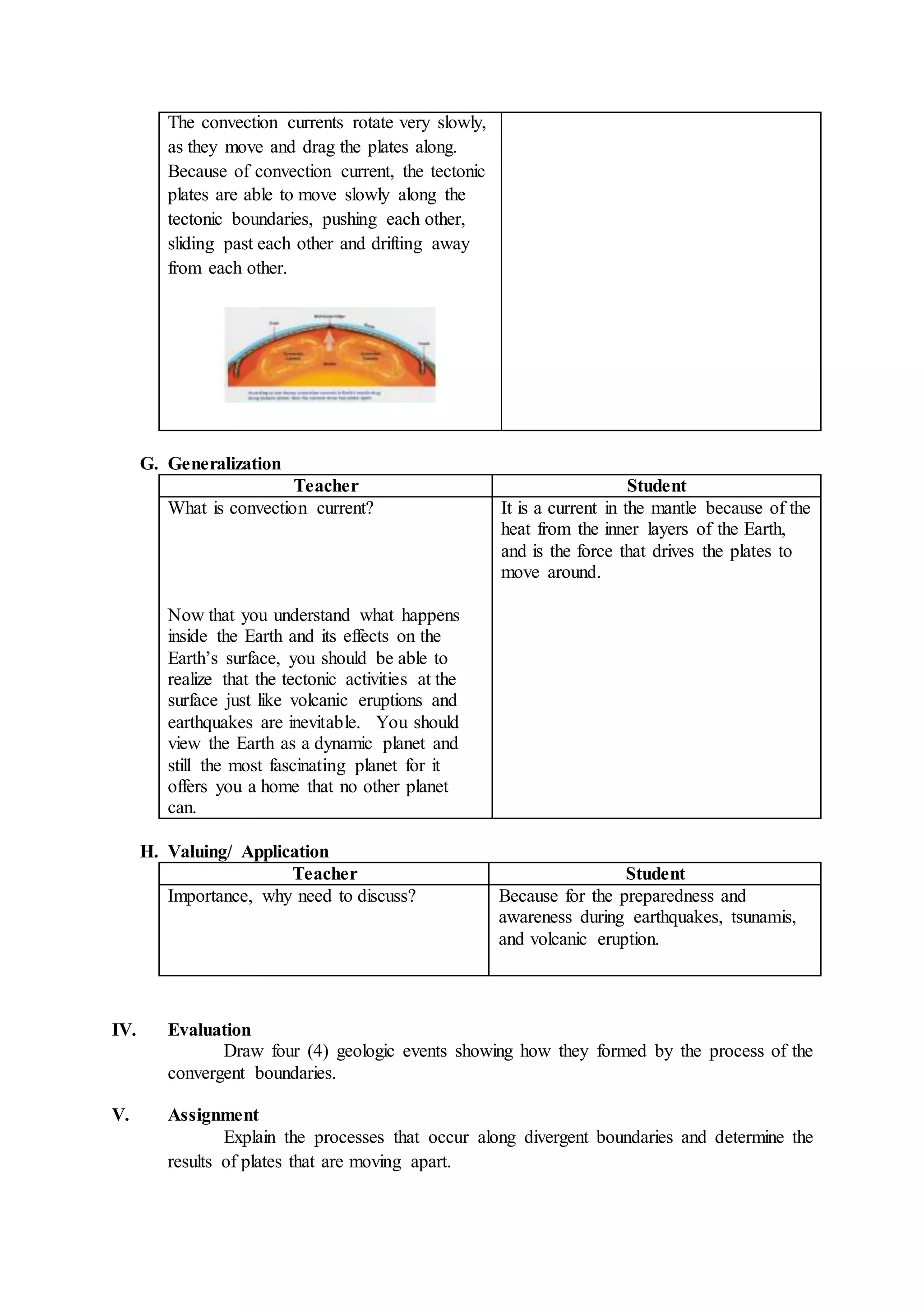 19.plate tectonic theory | DOCX
