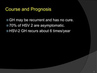 19. Genital herpes | PPTX | Infectious Diseases | Diseases and Conditions