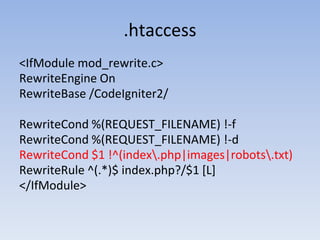 19. CodeIgniter imagini in mysql | PPTX | Databases | Computer Software and Applications