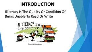 ILLITERACY IN BANGLADESH | PPTX