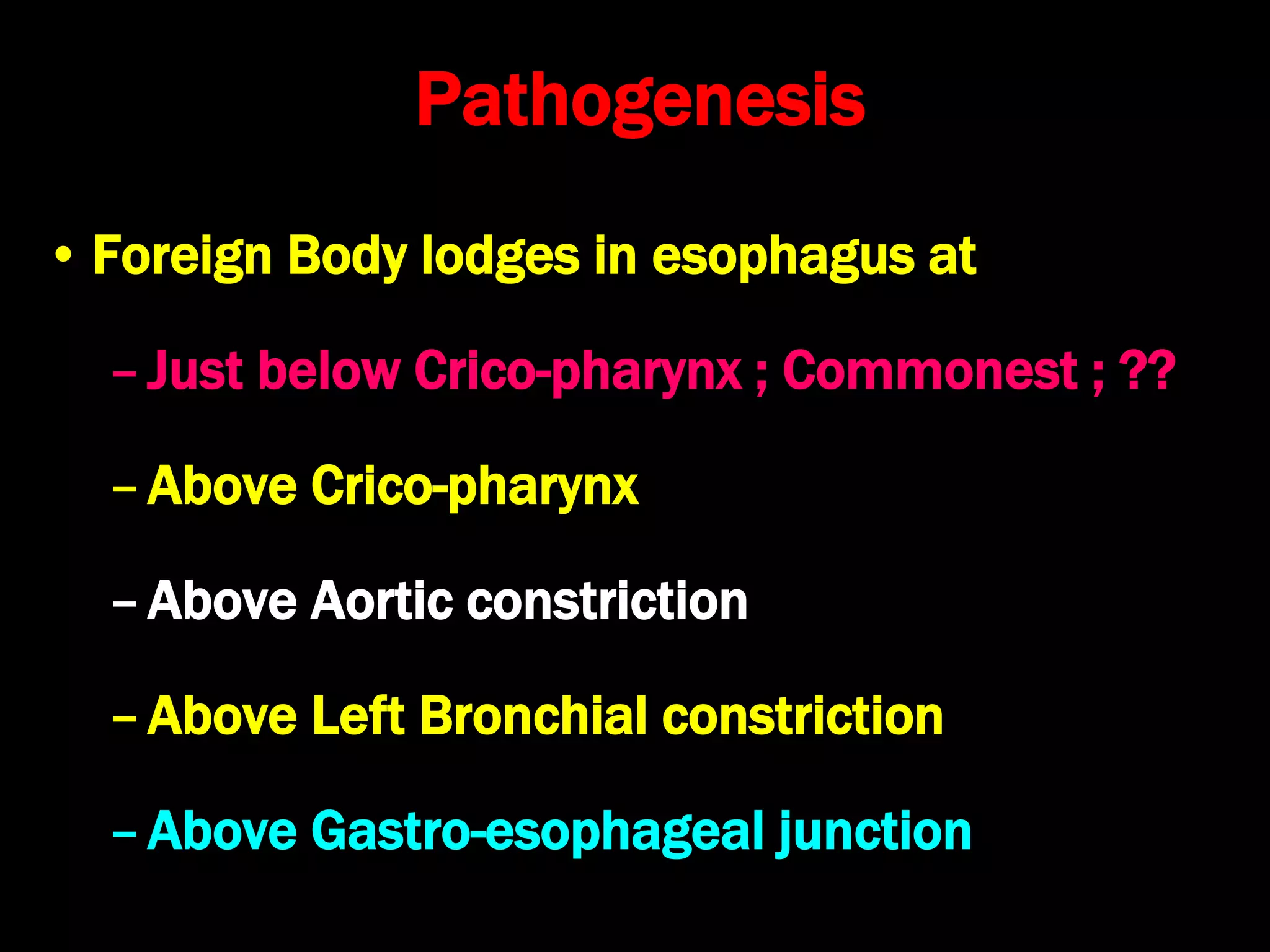 Foreign Bodies in Aerodigestive Tract | PPT